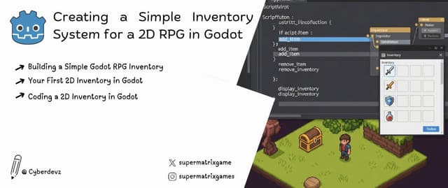 Creating a Simple Inventory System for a 2D RPG in Godot